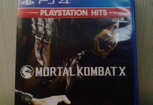 Диск на Ps 4-Mortal Kombat X