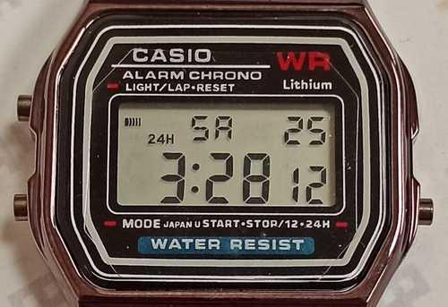 Ретро часы Casio WR Lithium, тёмно-серые 13619