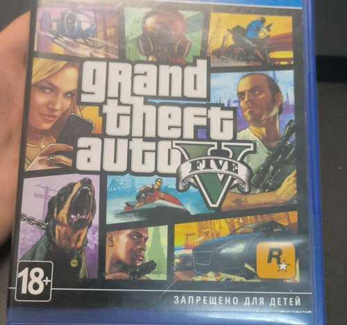 Диски на ps4 Grand Theft Auto 5