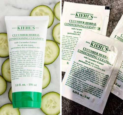 Kiehls Очищающий гель с огурцом в саше