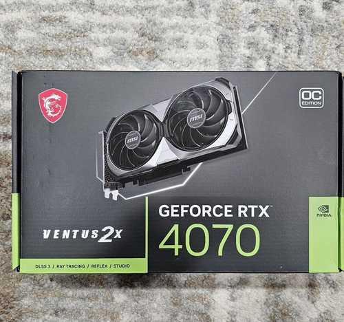 Видеокарта MSI RTX 4070 Ventus 2X OC