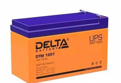 Новый Аккумулятор Delta dtm 1207
