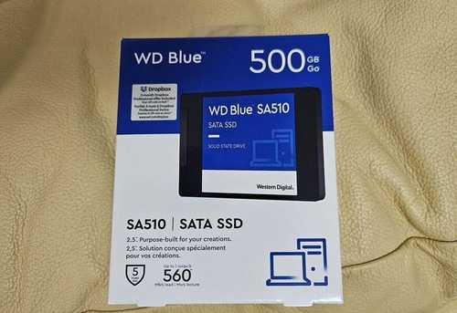 SSD WD Blue SA510 500GB Новый Гарантия Чек