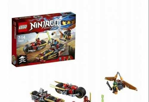 Lego ninjago погоня на мотоциклах