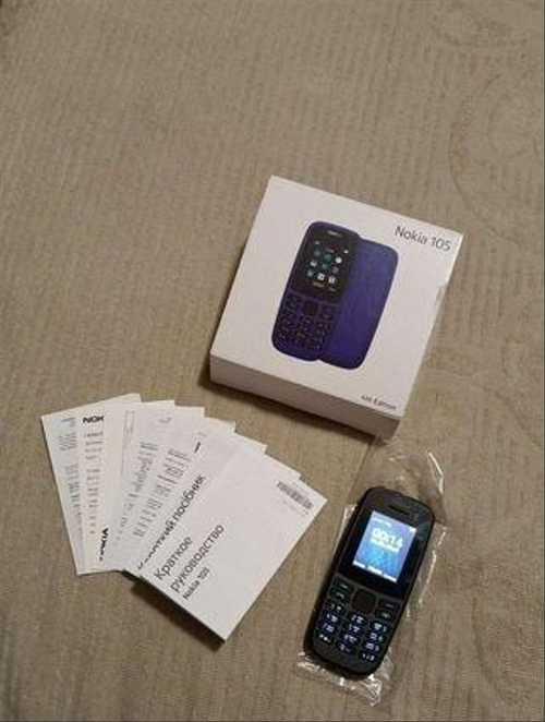 Телефон Nokia 105 (без з/у)