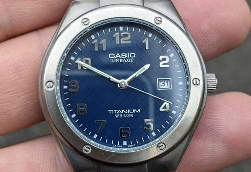 Часы Casio lineage titanium
