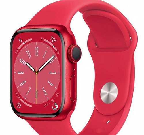 Apple Watch Series 8 45mm Sport Band Red M/L