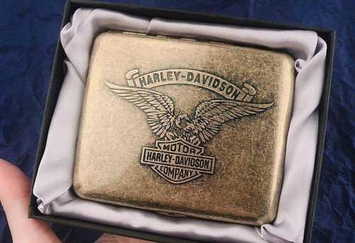 Портсигар Harley-Davidson металлический