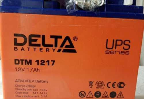 Аккумуляторная батарея "Delta DT1217"