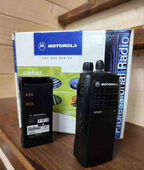 Рация motorola gp640 + второй аккумулятор