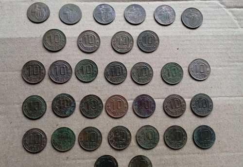 Погодовка ранних монет СССР 10 15 20 коп