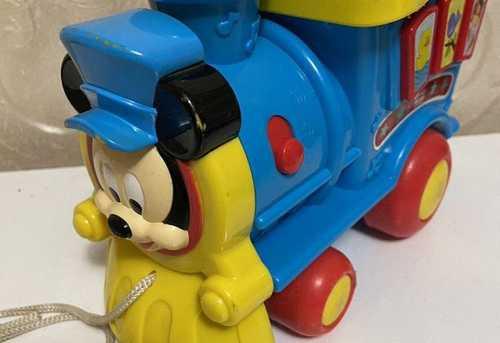 Игрушка-каталка Disney паровозик Микки и друзья
