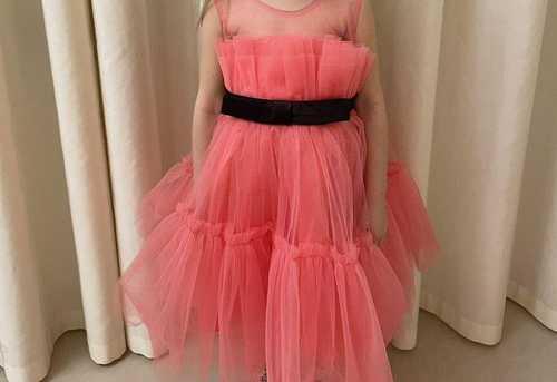 Платье для девочки размер 110, 120, 130 розовое
