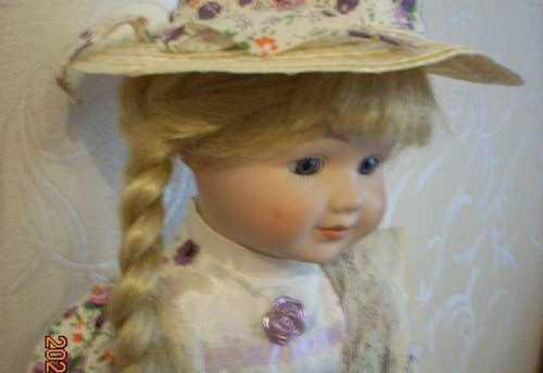 Французская фарфоровая кукла 40 см с клеймом