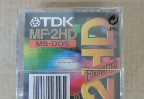 MF-2HD-PL Дискеты 1,44 Мб TDK 3,5" MF 2HD - 10шт