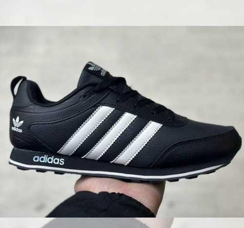 Adidas мужские кроссовки кожаные