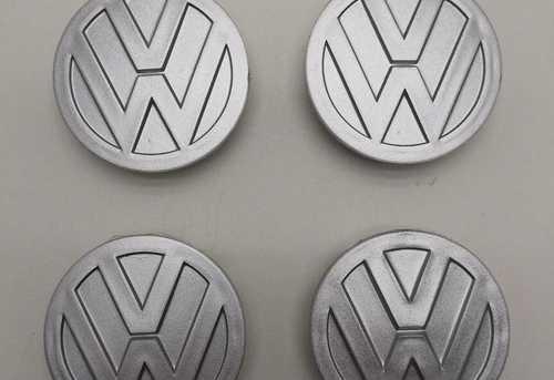 4шт колпаки Volkswagen для дисков, C570 серебро