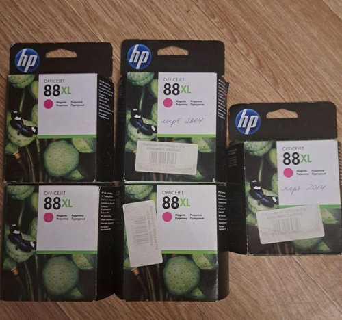 Картриджи HP88XL пурпурный 5 шт