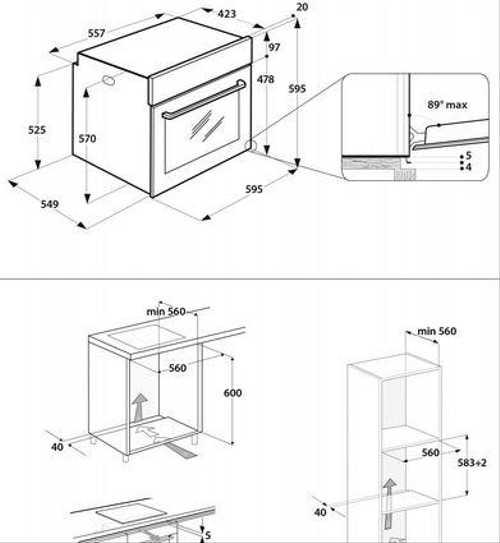 Духовой шкаф indesit ifw 3540 j ix