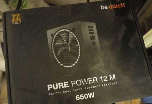 Be quiet pure power 12m 650w gold