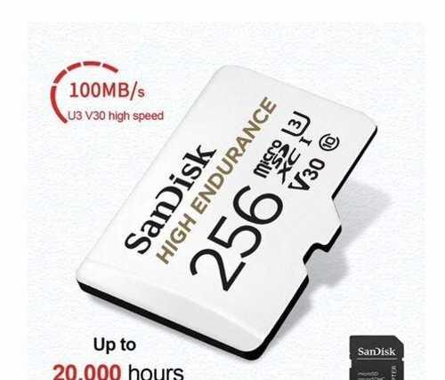 Новая Карта памяти SanDisk 256 GB для фото видео