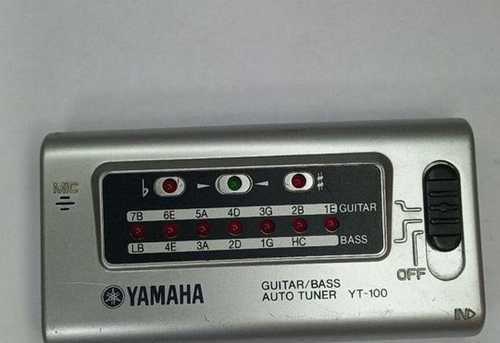 Тюнер Yamaha YT100 электронный гитарный