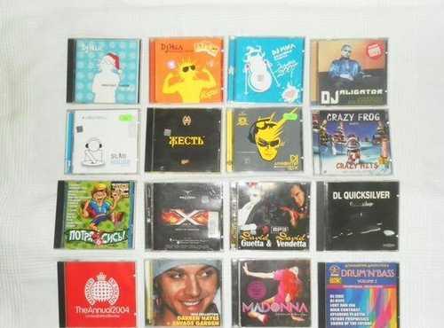Музыкальные CD, MP3 диски 16шт (цена за всё)