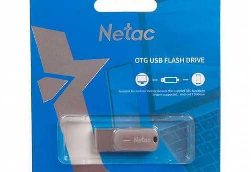 Флеш-накопитель (флешка) 32Gb Netac USB 3.0 + Type