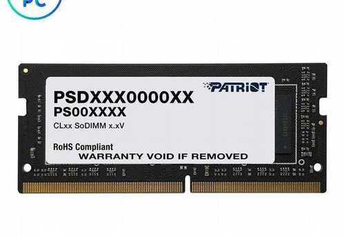 Модуль памяти DDR4 SO-dimm 4Gb 2666MHz Patriot PSD