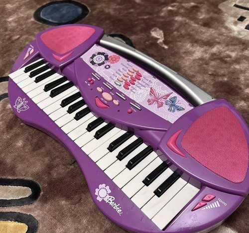 Синтезатор детский barbie, электронное пианино