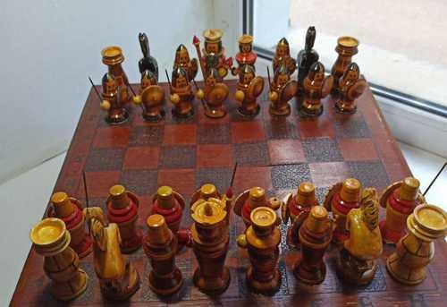 Шахматы большие деревянные