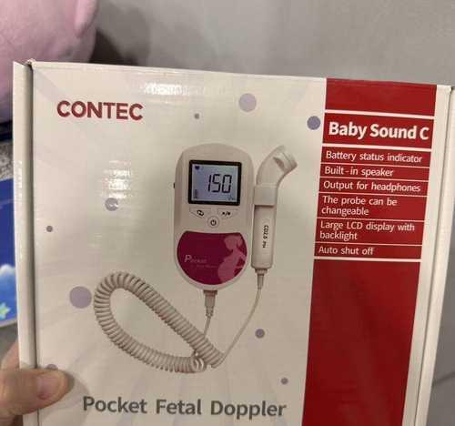 Фетальный допплер contec baby sound C