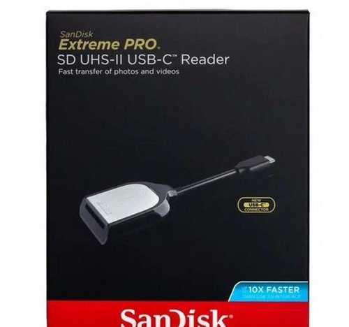 Картридер Sandisk Extreme Pro SD UHS-II с разъемом