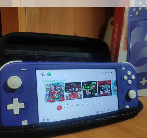 Nintendo switch lite с играми