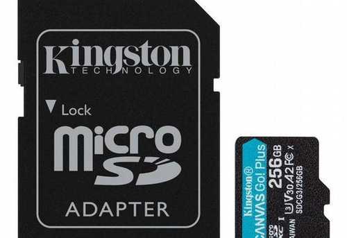 Карта памяти microsdxc 256Gb Kingston Canvas Go Pl