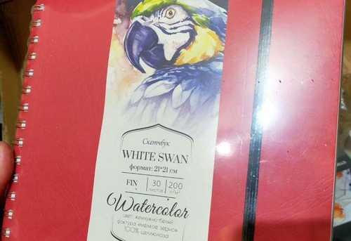 Скетчбук Малевич White Swan для акварели