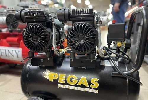 Воздушный компрессор Pegas PG-2800*2 безмасла