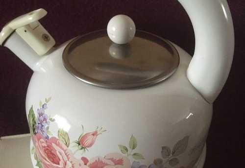Заварочный чайник со свистком Япония "Версаль"