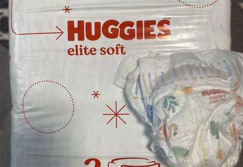 Huggies elite soft 2 хаггис подгузники