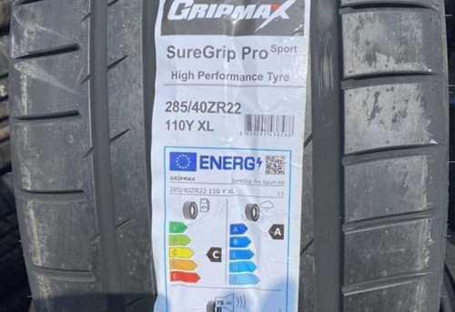 Gripmax SureGrip Pro Sport 285/40 R22 110Y