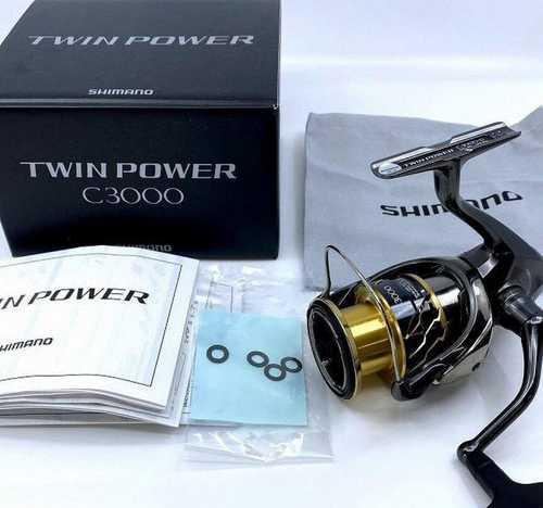 Катушка shimano 20 twin power C3000