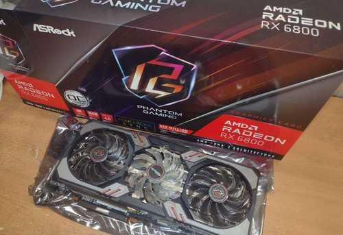 Видеокарта ASRock AMD Radeon RX 6800 Phantom Gamin