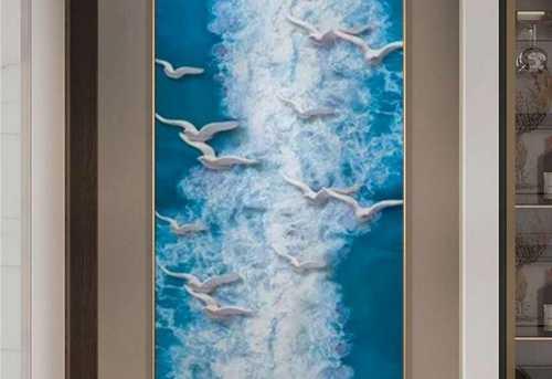 Картина для интерьера Чайки над морем