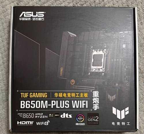 Материнская плата Asus TUF gaming B650M plus Новая