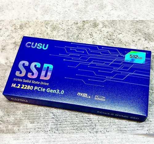 512Gb SSD формата M.2 скорость 3100 / 3500 mb/s