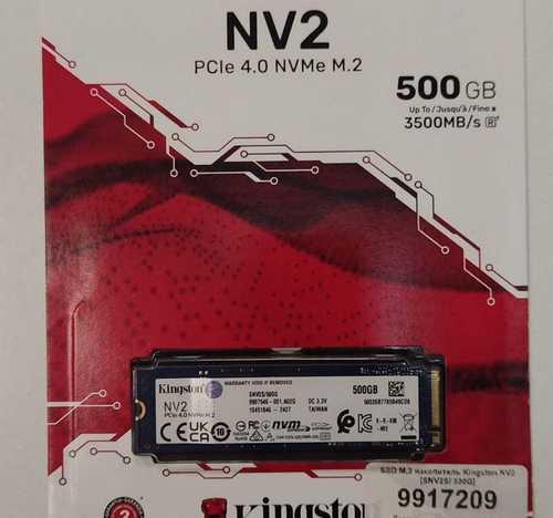 SSD M2 500 gb Kingston NV2 SNV2S