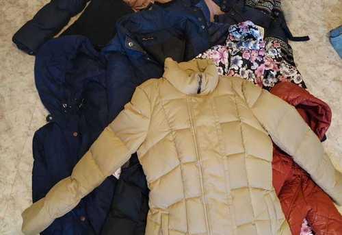 Пуховики куртки демисезонные зимние пакетом