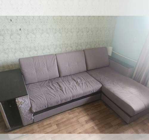Угловой диван бу бесплатно