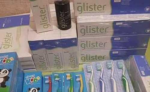Амвей Glister Kids Детская зубная паста, щётки