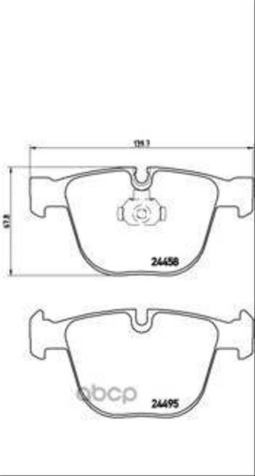 Колодки тормозные дисковые зад BMW X6 (E71